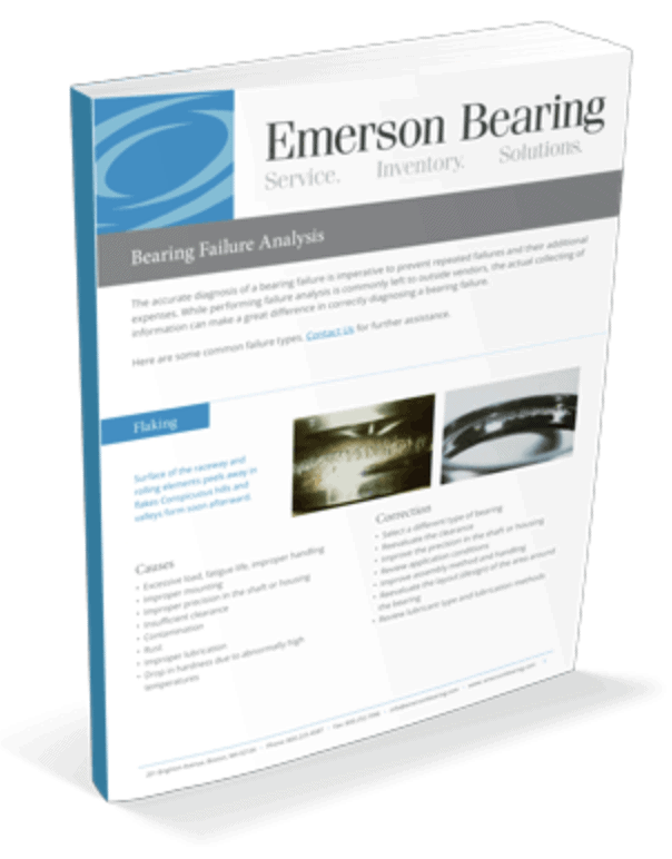 Understanding Bearing Failure Analysis - Emerson Bearing Understanding Bearing Failure Analysis - Emerson Bearing